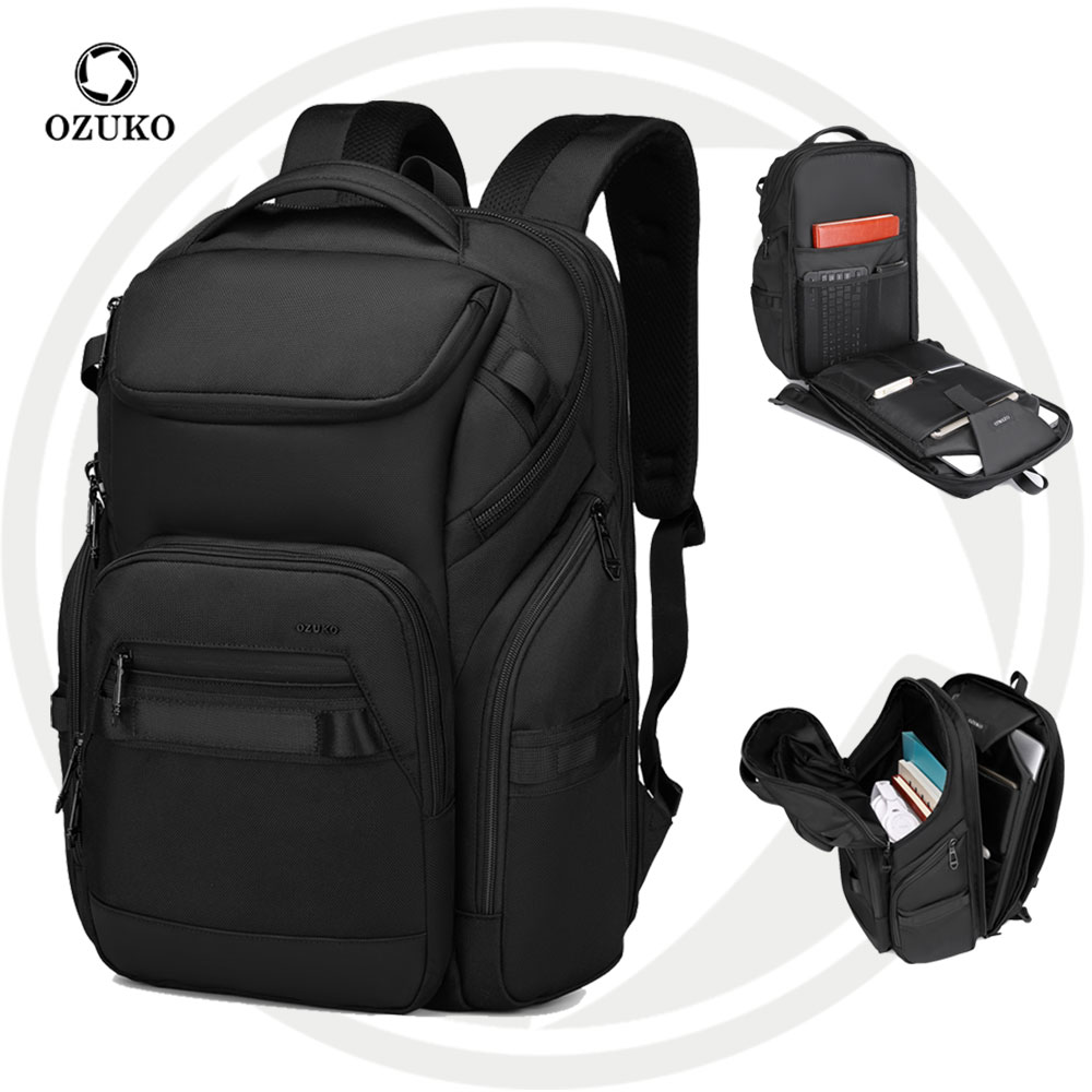 OZUKO 9799 Multifunctional Business Travel Backpack Large Capacity ...