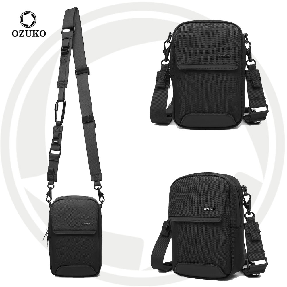 Ozuko 9732 Mini Crossbody Bag For Men Waist Pouch Sling Bag For Cell ...